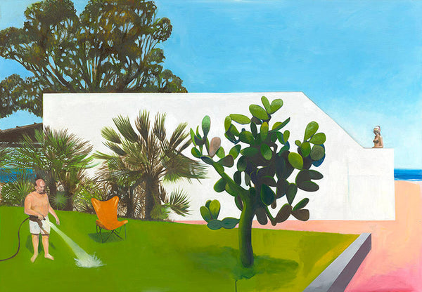 The Beach House by Mitchell English, Australian Artist, Surf Art, Noosa ...